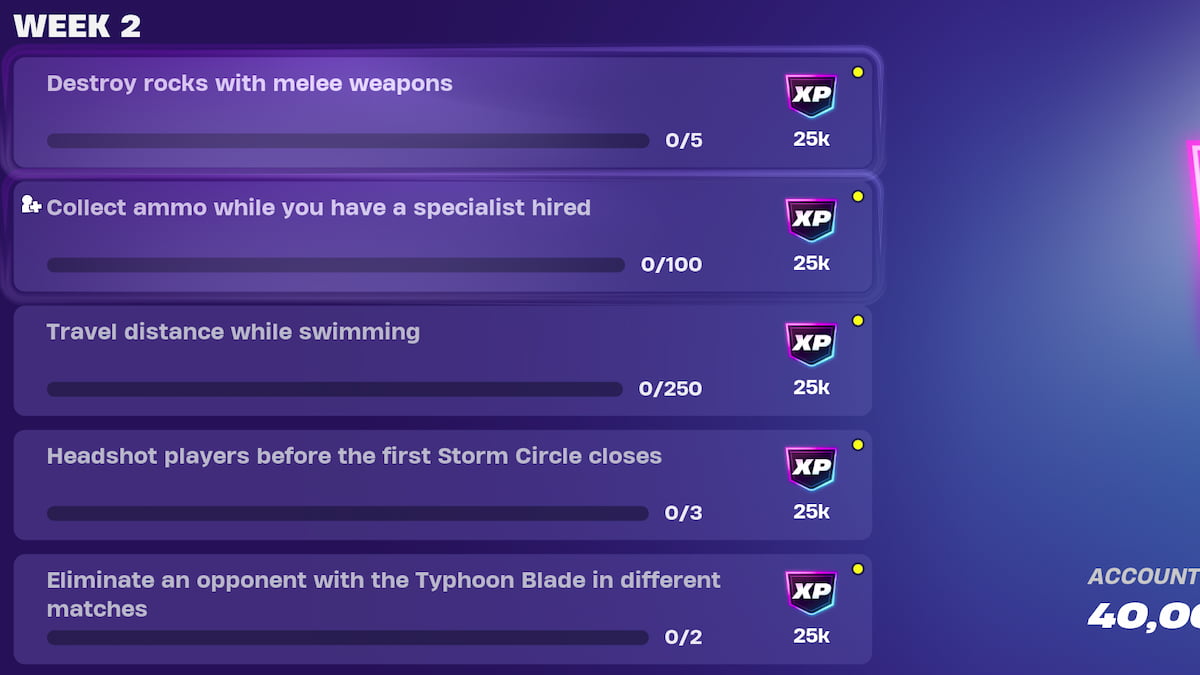 All Fortnite Chapter 6, Season 1 weekly quests and how to complete them ...