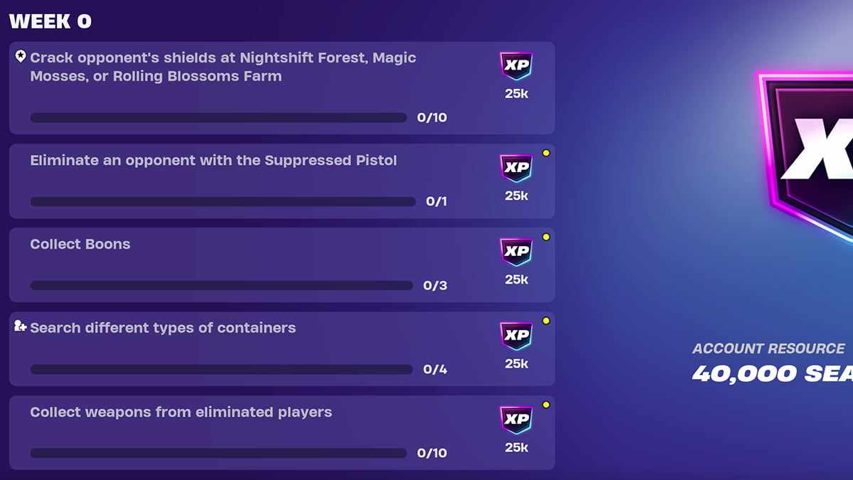 All Fortnite Chapter 6, Season 1 weekly quests and how to complete them ...