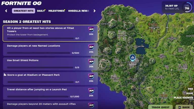 All Fortnite OG Season 2 Greatest Hits and how to complete them ...