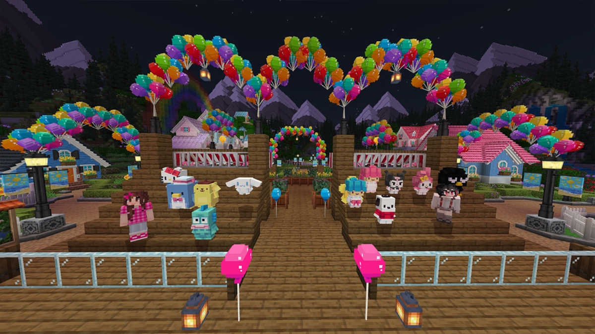 Hello Kitty and her Sanrio pals join the Minecraft universe in new DLC ...