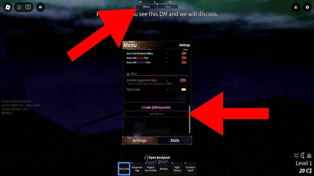 Fisch Modded codes (April 2025) – Destructoid