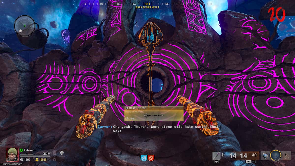 How to get and upgrade the Ice Staff in Black Ops 6 Zombies