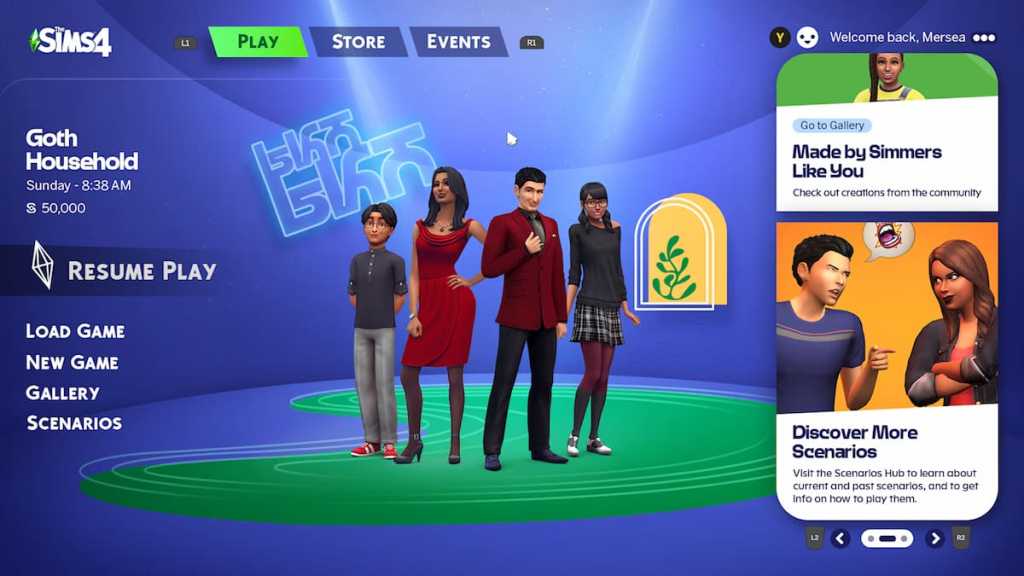 Latest Behind the Sims unveils new main menu look, a 25-hour live ...
