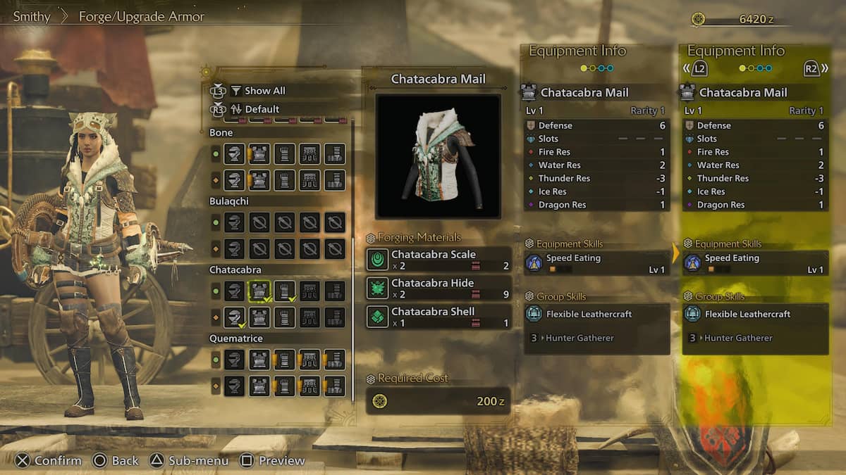 Best starting armor to use in Monster Hunter Wilds