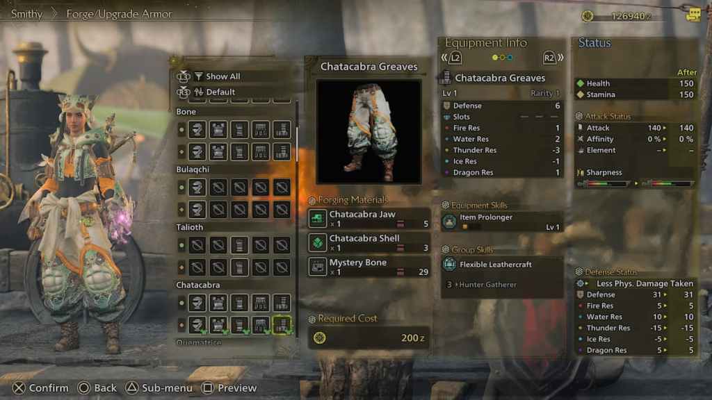 All Hunter Armor Sets and recipes in Monster Hunter Wilds