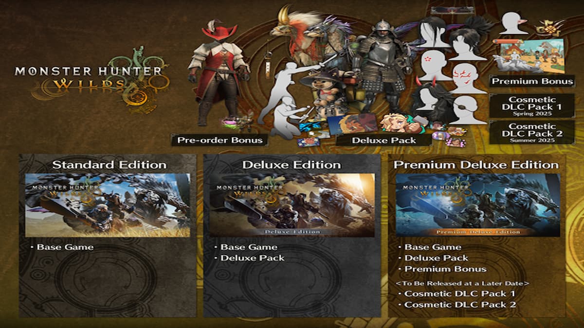 All Monster Hunter Wilds Editions and bonuses – Destructoid