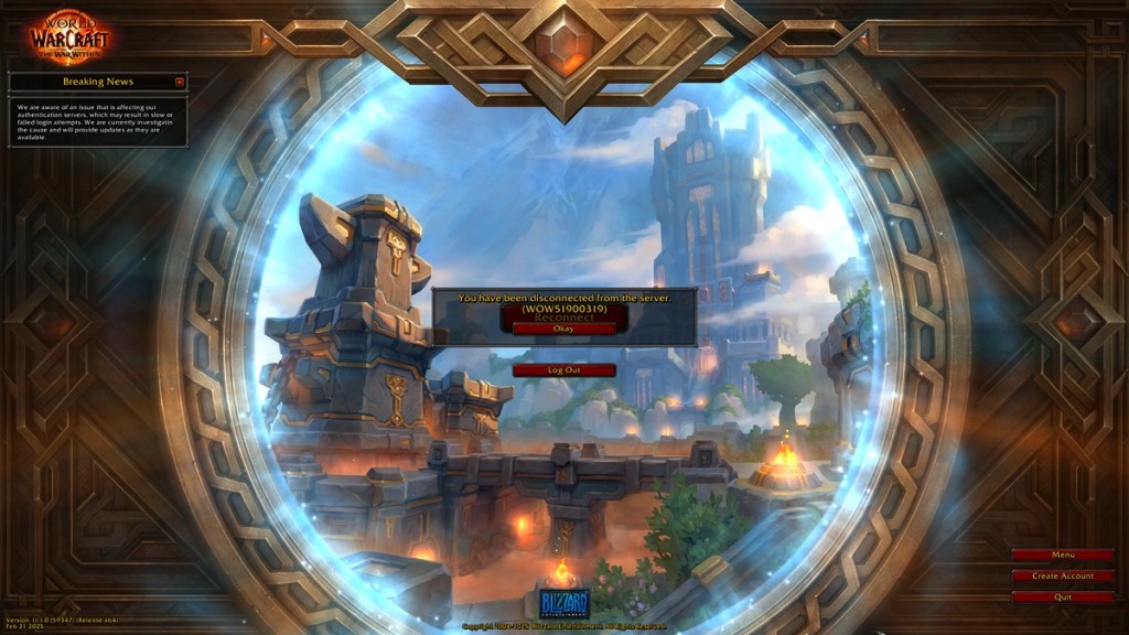 How to fix BLZ51903006 error in World of Warcraft 11.1 – Destructoid