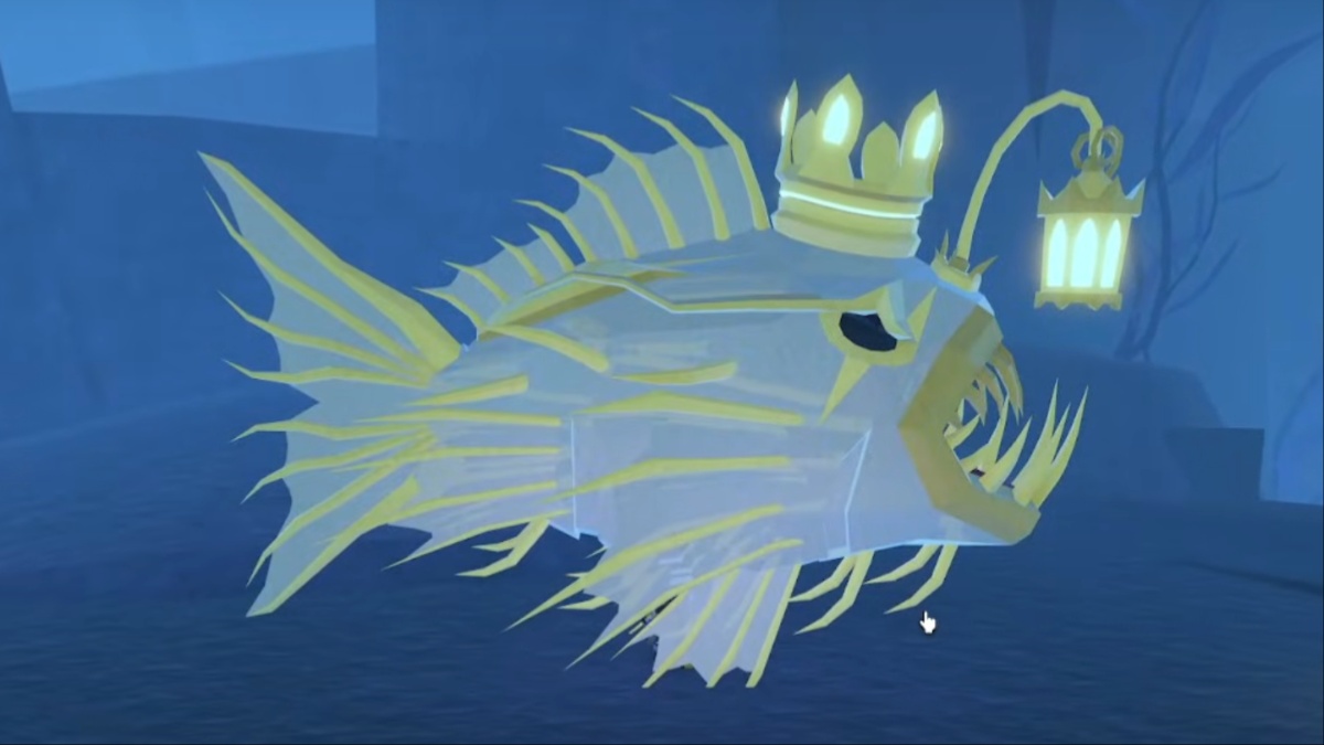 How to catch the Crowned Anglerfish in Fisch (Exact coordinates, rods ...