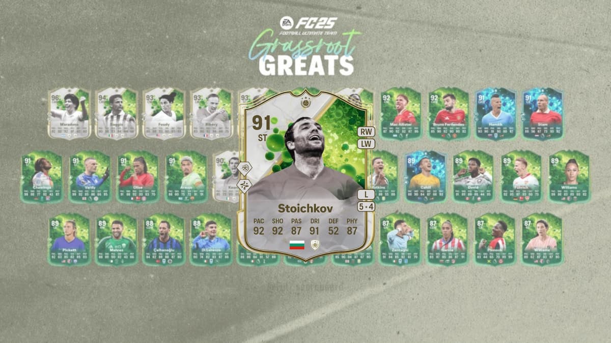 EA FC 25 Hristo Stoichkov Grassroot Greats Icon SBC solutions – Destructoid