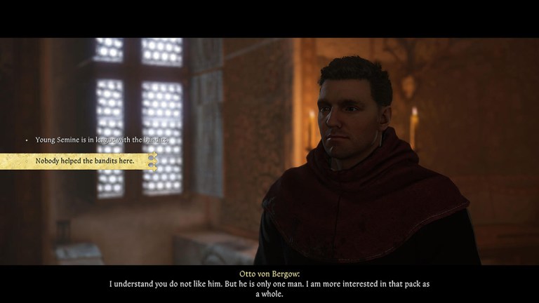 Should you tell Otto von Bergow about Young Semine in Kingdom Come ...