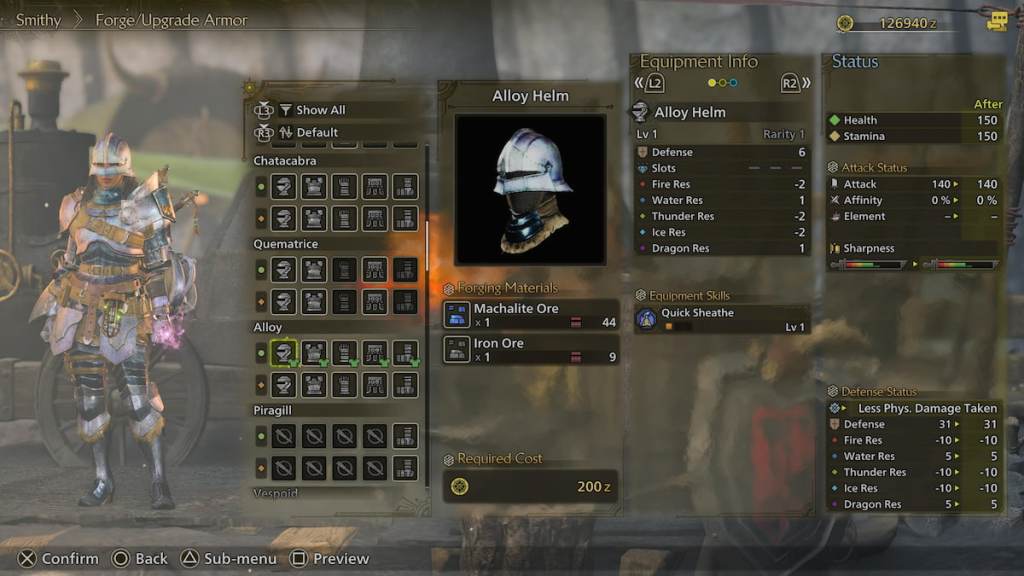 Best starting armor to use in Monster Hunter Wilds