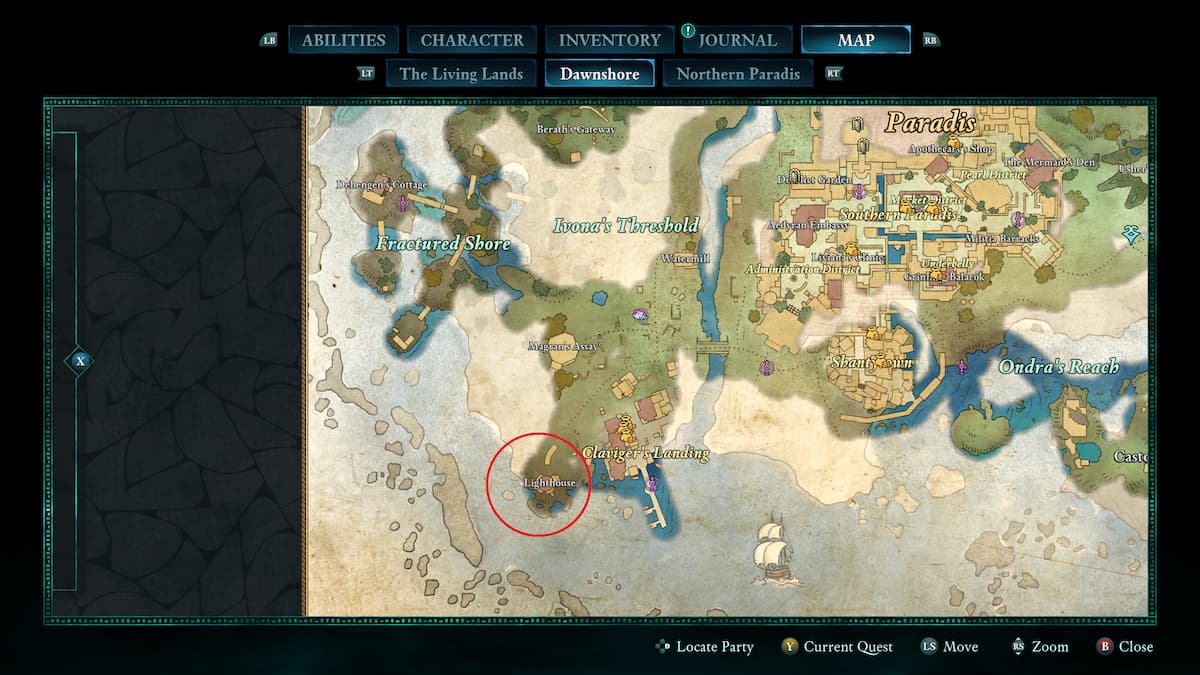 Captain Henqua's Spoils Treasure Map solution in Avowed