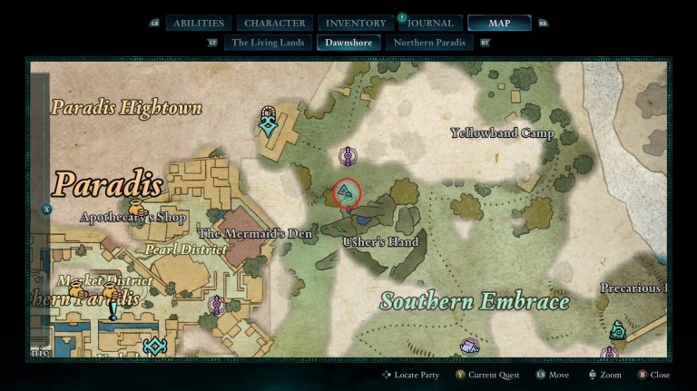 Where to find the Dawnshore Cartographer location in Avowed (Mapping ...