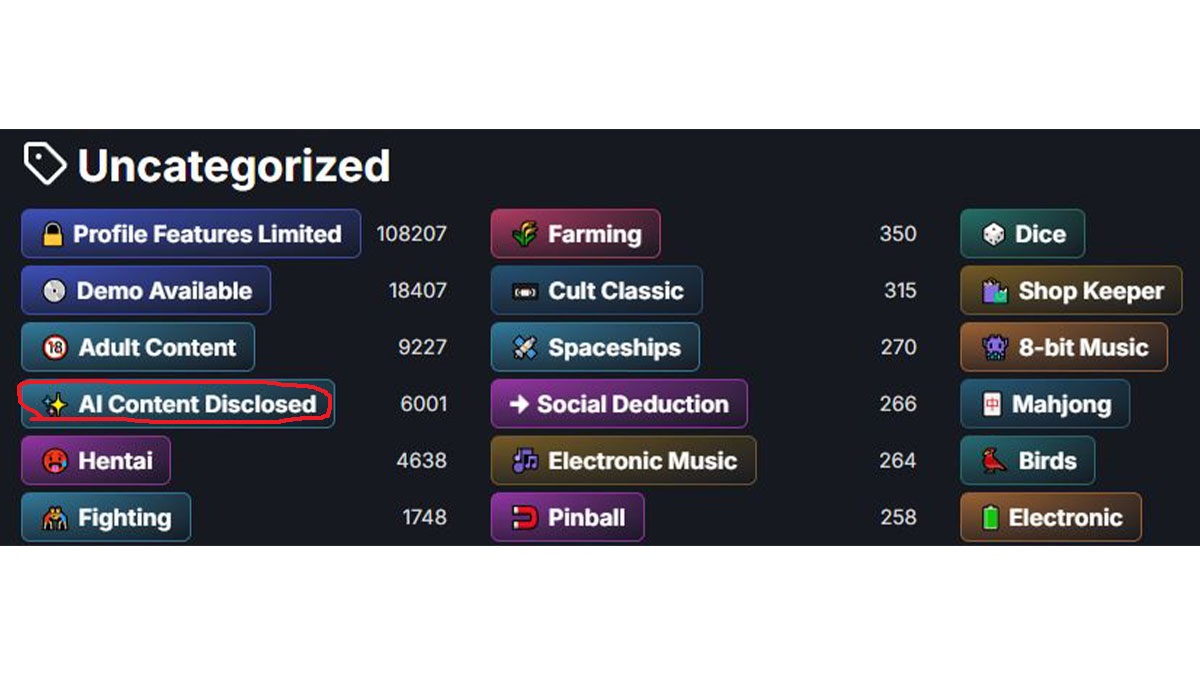 How to filter out Generative AI games with SteamDB – Destructoid