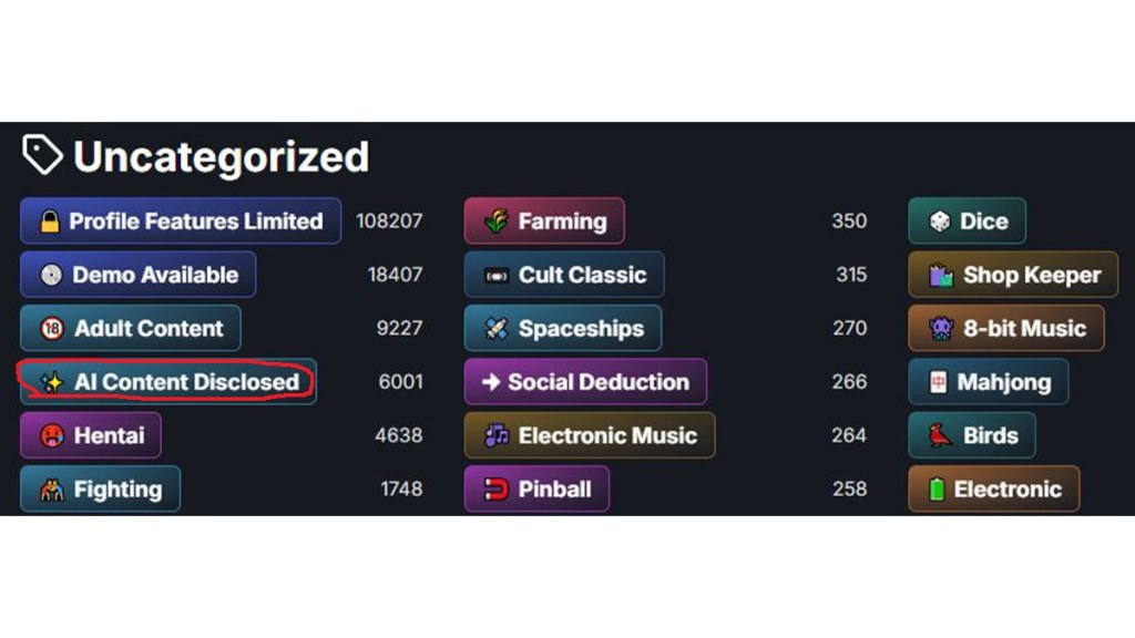 How to filter out Generative AI games with SteamDB – Destructoid