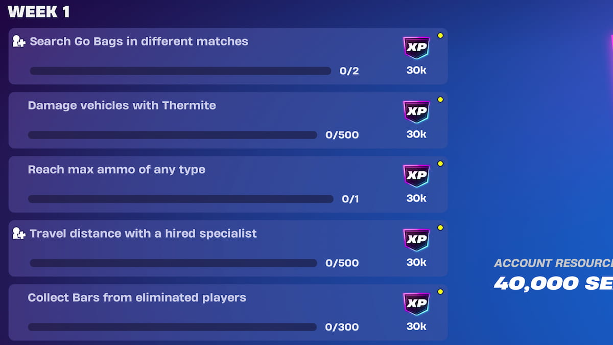 All Fortnite Chapter 6, Season 2 weekly quests and how to complete them ...