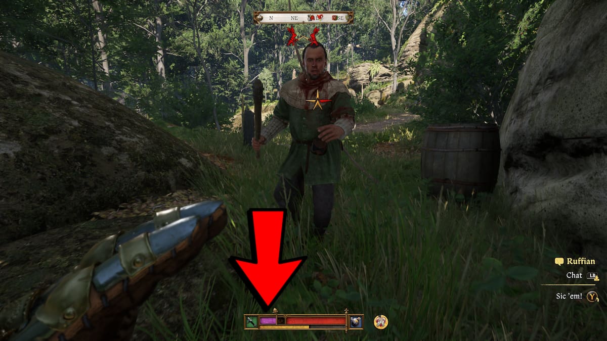 PSA: There's actually a subtle enemy health bar in Kingdom Come ...