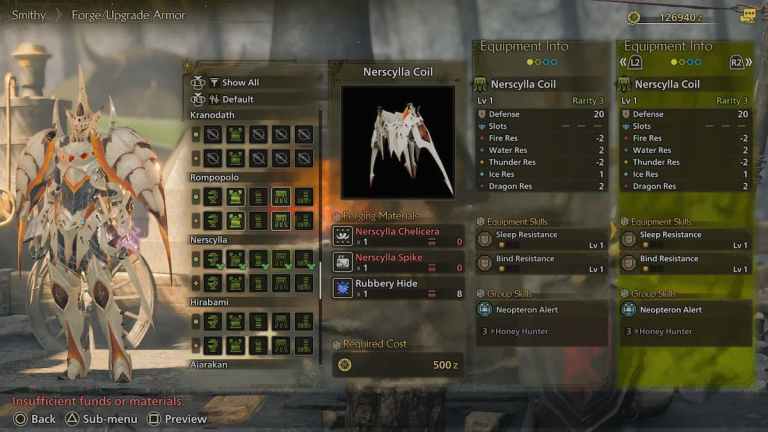 All Hunter Armor Sets and recipes in Monster Hunter Wilds