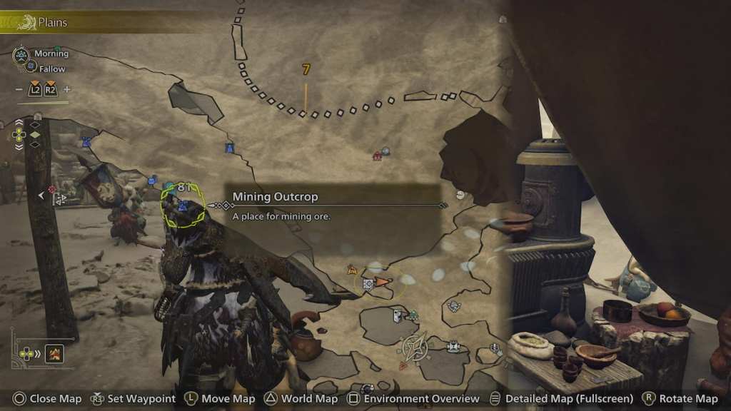 All ore locations in Monster Hunter Wilds