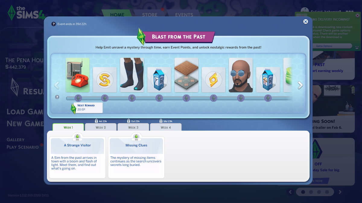 All rewards in The Sims 4 Blast from the Past Event and how to get them