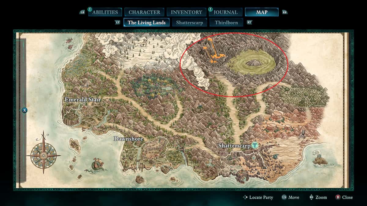 Where to find the Starmetal Smithy in Avowed