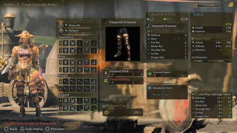 All Hunter Armor Sets and recipes in Monster Hunter Wilds
