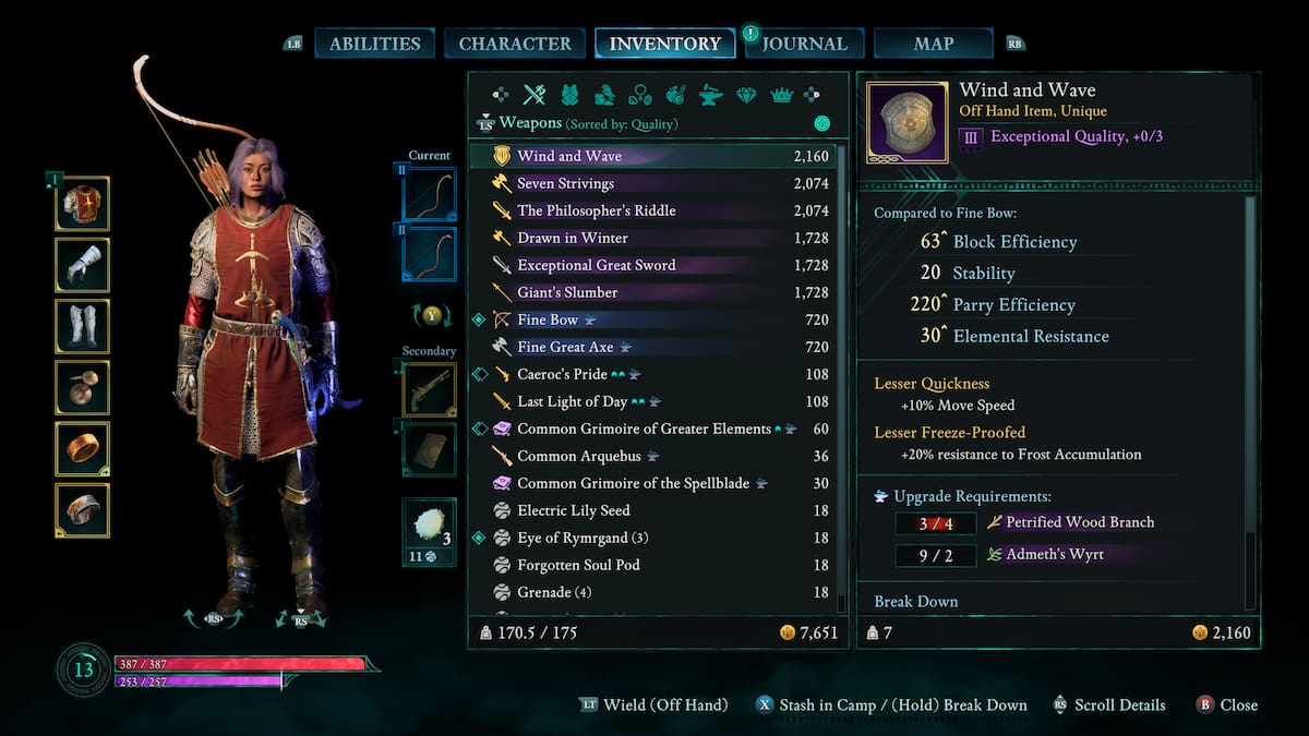 Avowed: Best Early Weapons for Fighter