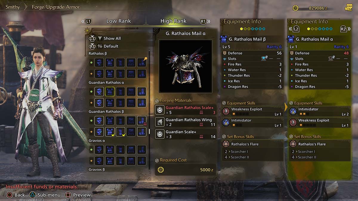 Should you choose alpha or beta High Rank armor in Monster Hunter Wilds ...