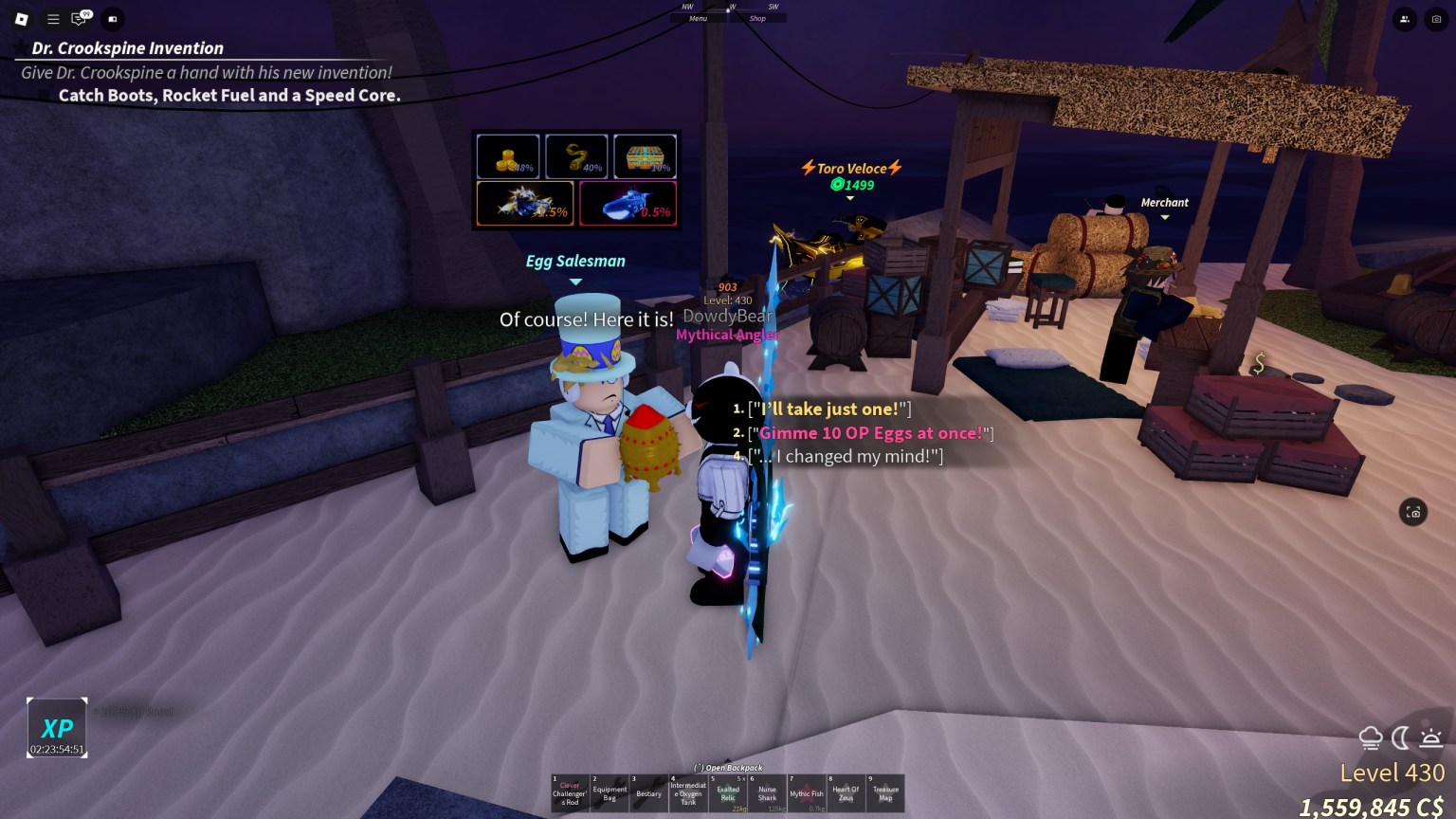 Everything New in Fisch 2X XP Update – Destructoid