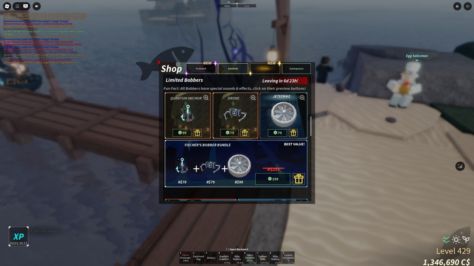 Everything New in Fisch 2X XP Update – Destructoid