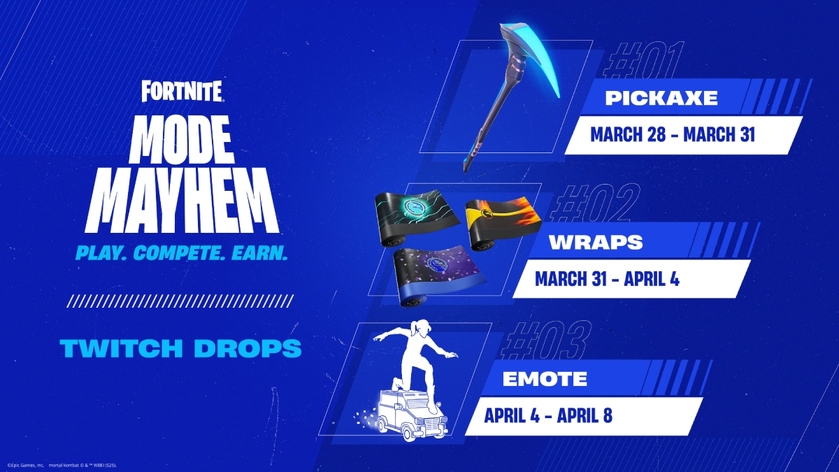 How to get Fortnite Chapter 6 Season 2 Mode Mayhem Twitch Drops ...