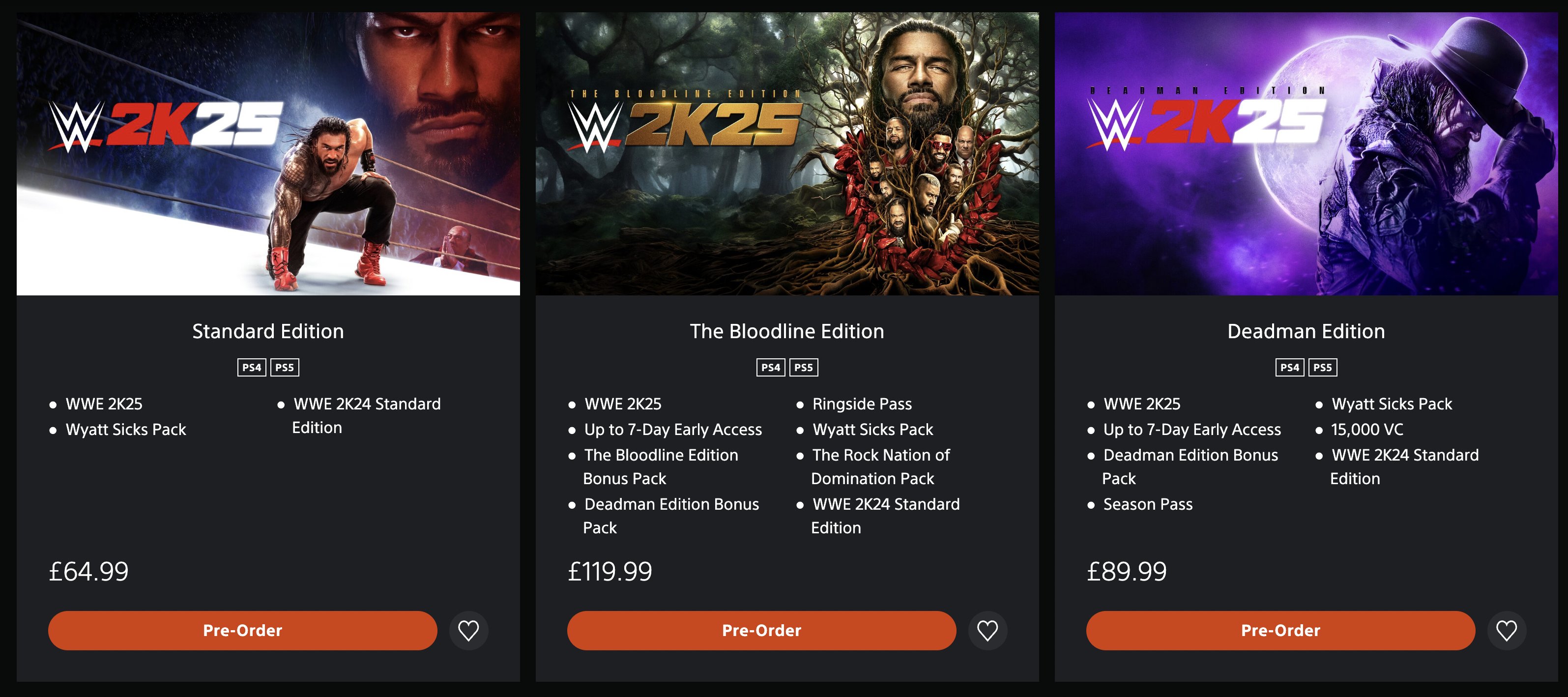 How to claim all WWE 2K25 Bloodline/Deadman Edition bonuses – Destructoid