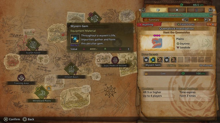 Where to find Wyvern Gems and Bird Wyvern Gems in Monster Hunter Wilds ...