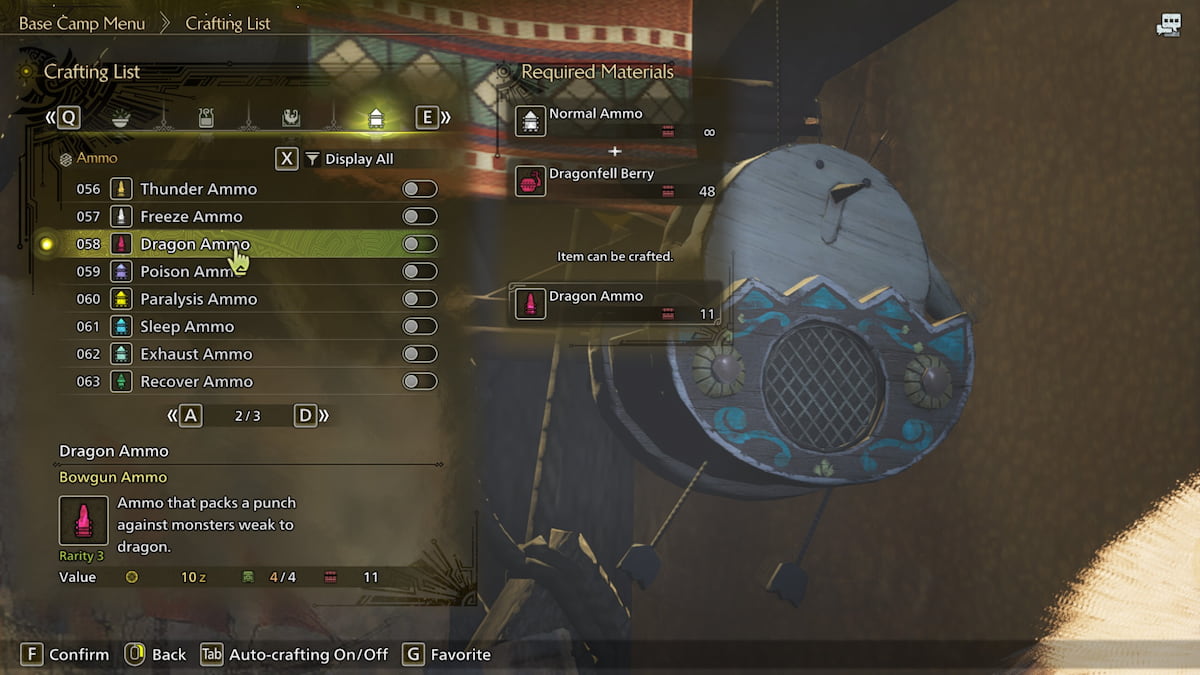 How to craft all Ammo in Monster Hunter Wilds – Destructoid