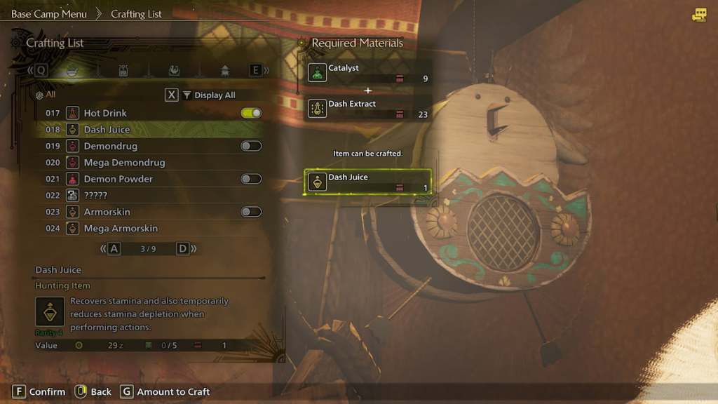 How to make Dash Juice in Monster Hunter Wilds – Destructoid