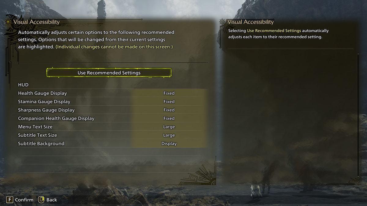 All accessibility settings in Monster Hunter Wilds – Destructoid