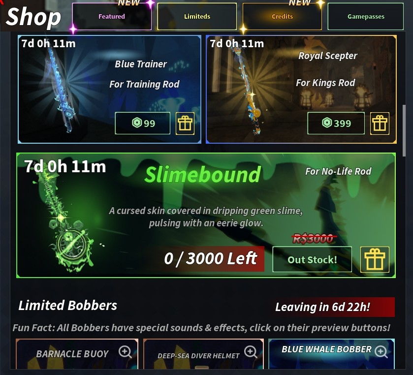 Everything New in the Fisch Moby Update – Destructoid