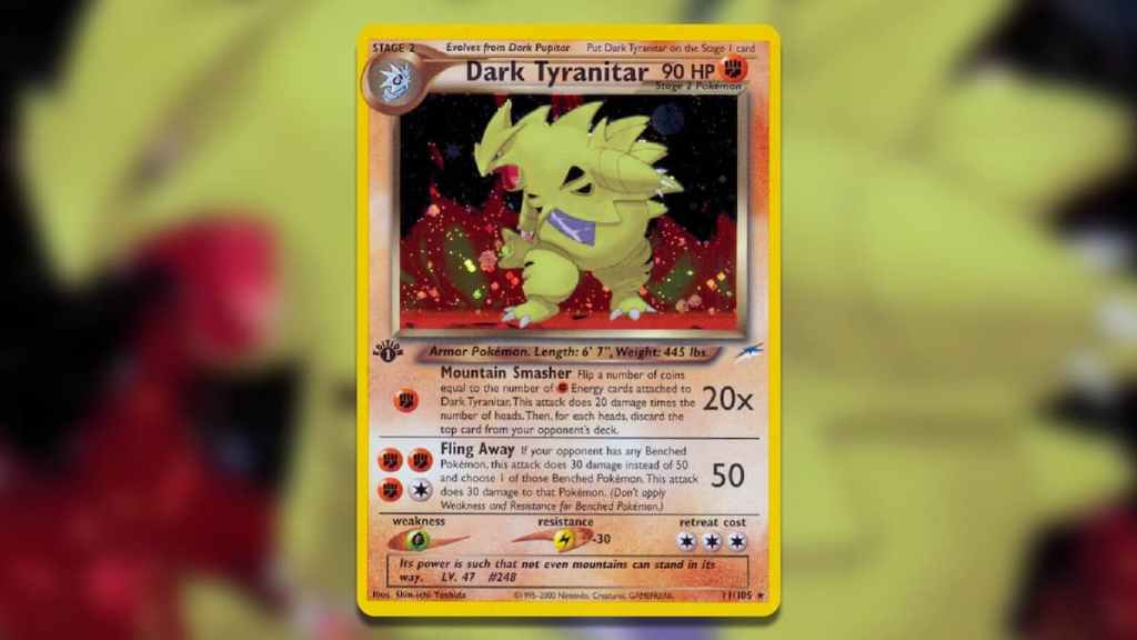 Pokemon TCG: 10 Most Valuable Tyranitar Cards – Destructoid
