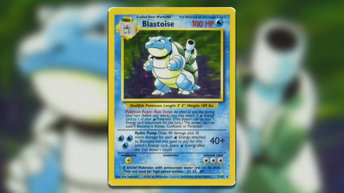 Pokemon TCG: 10 Most Valuable Blastoise Cards – Destructoid