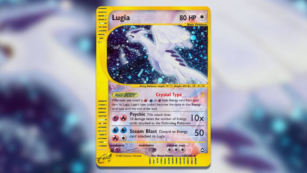 Pokemon TCG: 10 Most Valuable Lugia Cards – Destructoid
