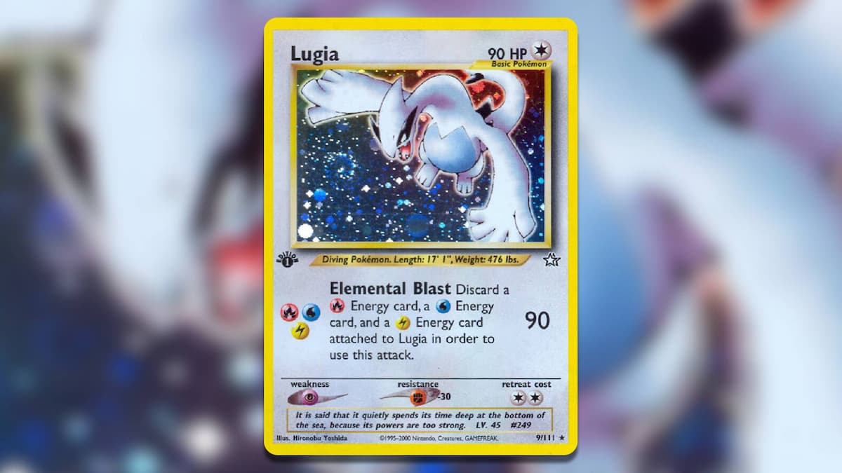 Pokemon TCG: 10 Most Valuable Lugia Cards – Destructoid