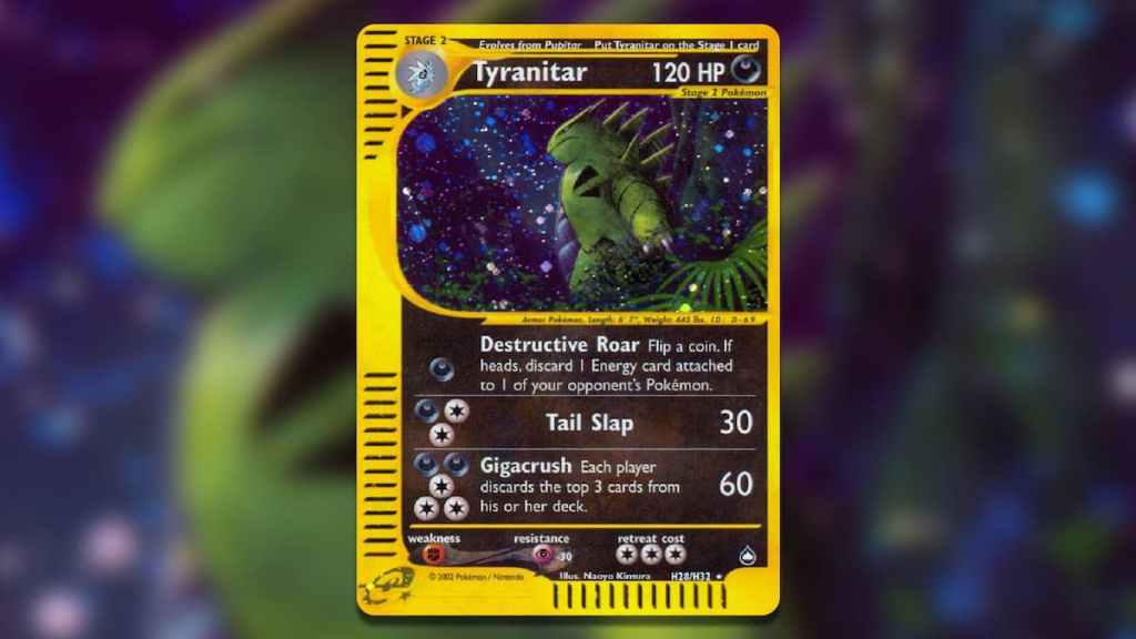 Pokemon TCG: 10 Most Valuable Tyranitar Cards – Destructoid