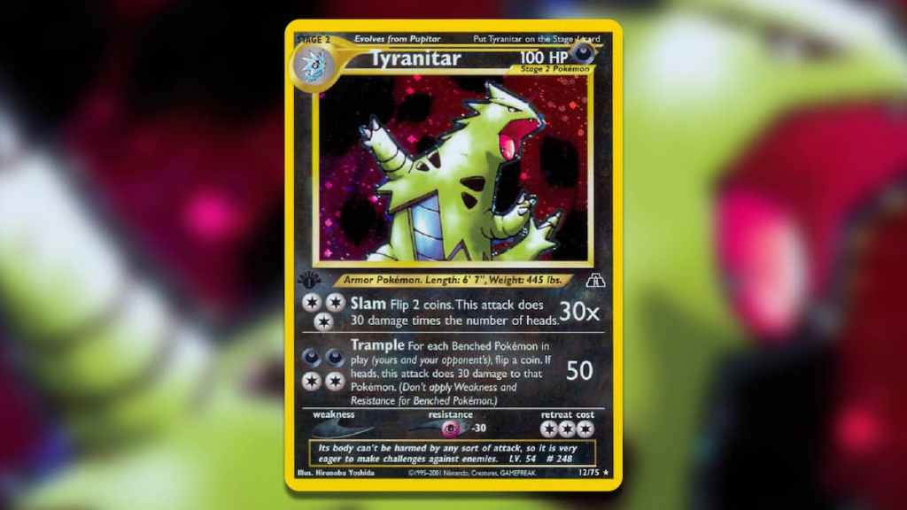 Pokemon TCG: 10 Most Valuable Tyranitar Cards – Destructoid