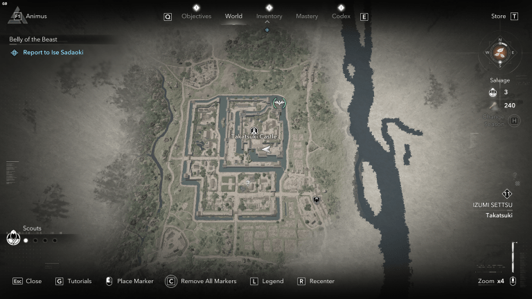 How to complete Takatsuki Castle and all rewards in Assassin's Creed ...