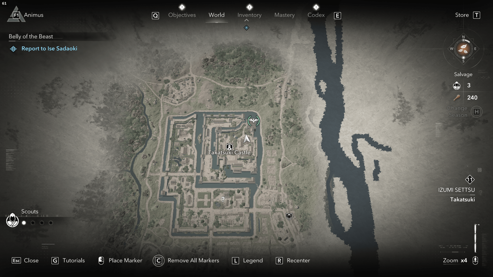How to complete Takatsuki Castle and all rewards in Assassin's Creed ...