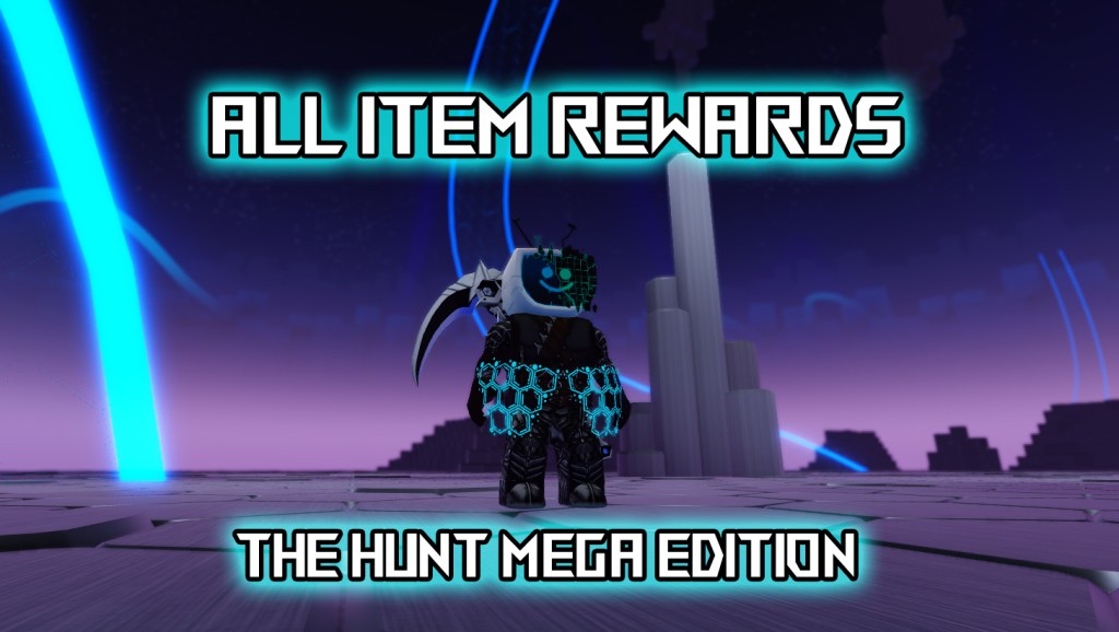 All The Hunt Mega Edition Rewards Showcase in Roblox – Destructoid