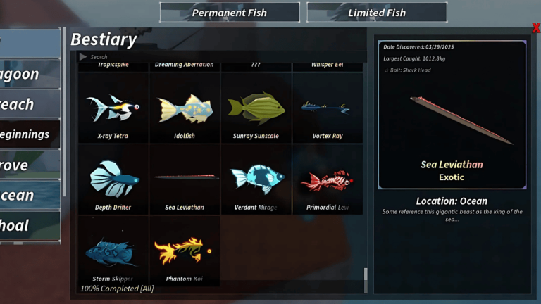 How to Find and Catch the Sea Leviathan in Fisch [2ND SEA] – Destructoid
