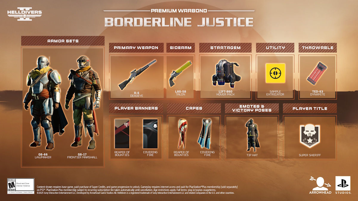 The next Helldivers 2 Warbond lets you be a space cowboy shootin' varmints from above with a ...