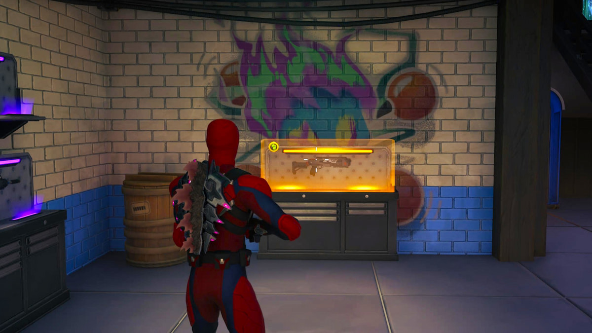 How to find and search a Dill Bit Display Case in Fortnite