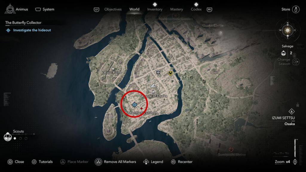 How to find all Butterfly Collector targets in Assassin's Creed Shadows